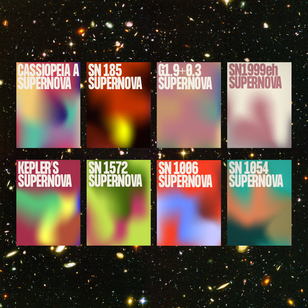 SUPERNOVA Printable Collection _ Set of 8