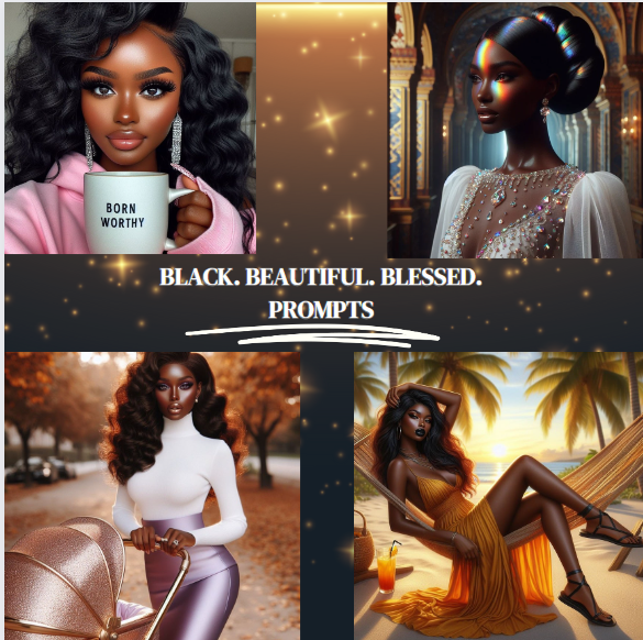 DIGITAL DOWNLOAD: BLACK. BEAUTIFUL. BLESSED PROMPTS
