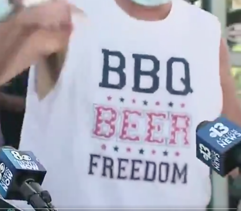 BBQ BEER FREEDOM Tank