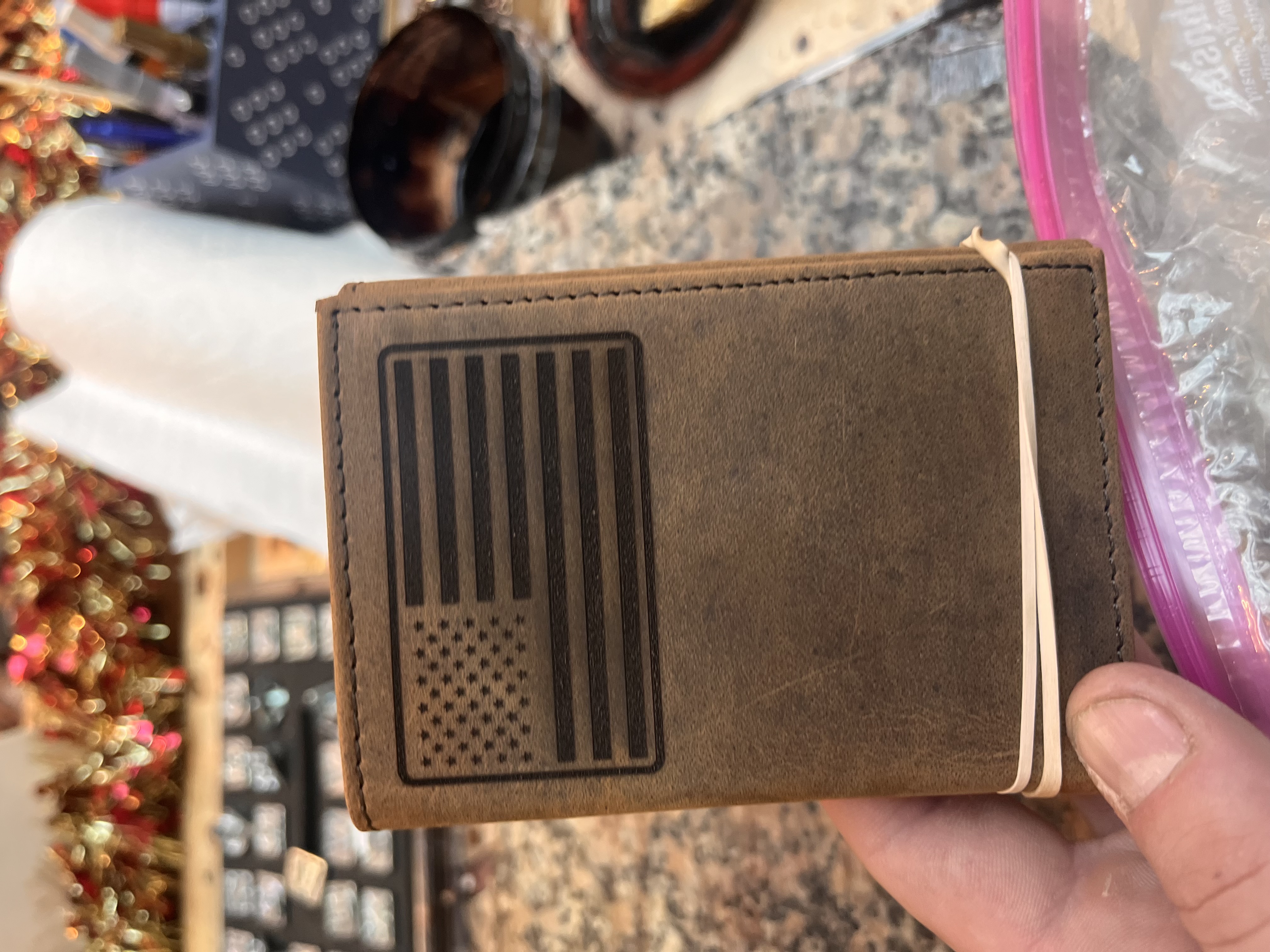 Handmade American Flag Wallet | 3 Styles | Customized for Free