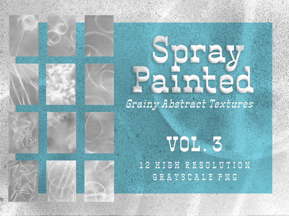 Spray Painted - Grainy Abstract Textures Vol3