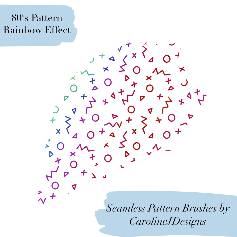 Procreate seamless patterns - Brush Set