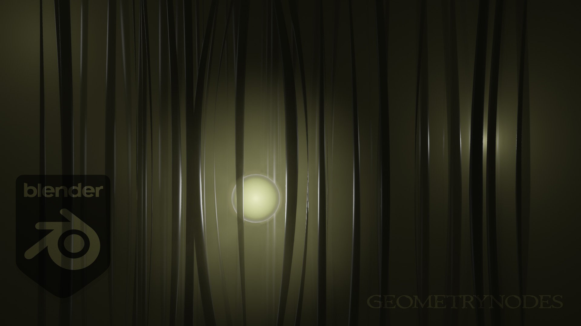 The opening - Curves avoiding effector object in Blender with Geometry Nodes - Codesignprojects ...