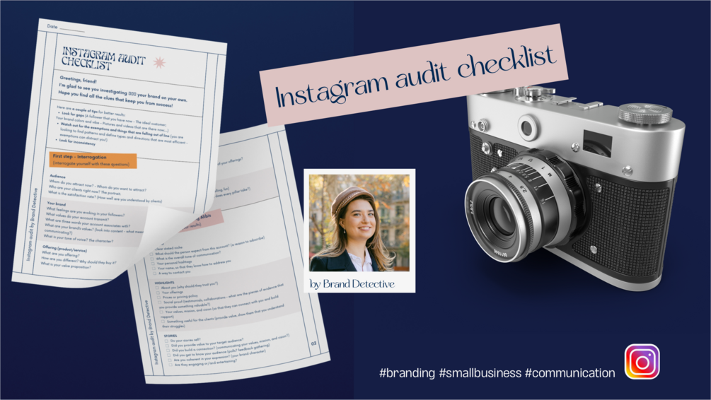 Free! Instagram audit checklist
