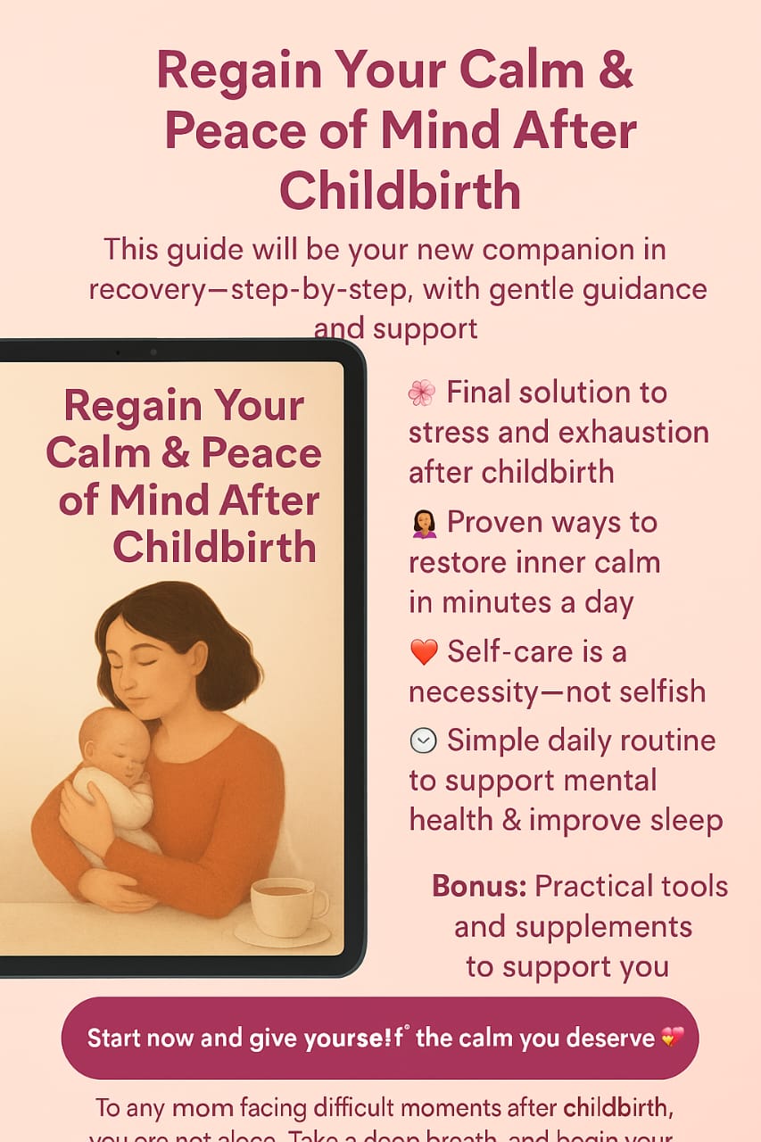 Peace and Profit After Giving Birth: A Practical Guide for Mothers to ...
