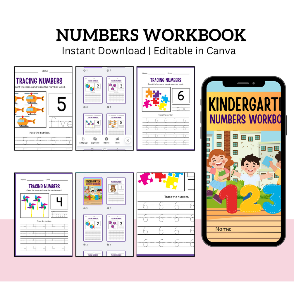 Kindergarten Workbooks Bundle