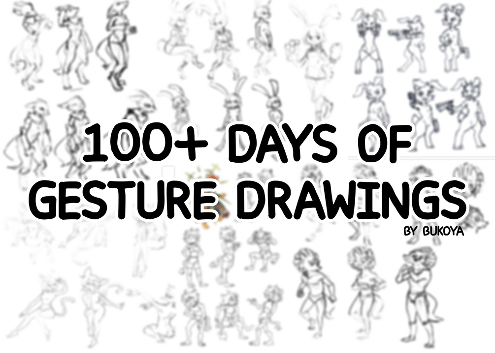 Over 100 Daily Gesture Drawings By Bukoya