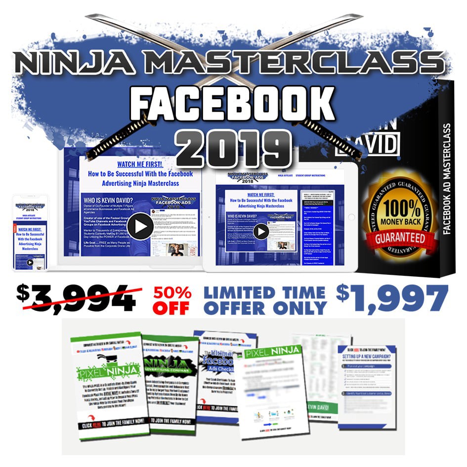 #The Best Courses, Member By Ninja Masterclass Facebook 2019 (Kevin david)