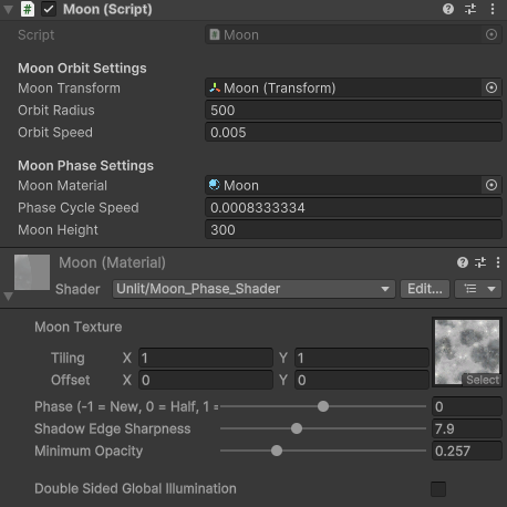 Lunar Sync Pro - Orbiting Moon with Real Phases (Unity HDRP/URP/Built-In)