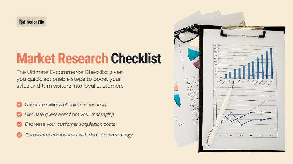 Market Research Ultimate Checklist