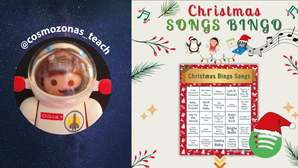 CHRISTMAS SONGS BINGO