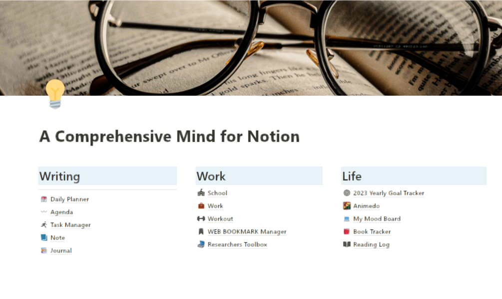 Notion Second Brain Template