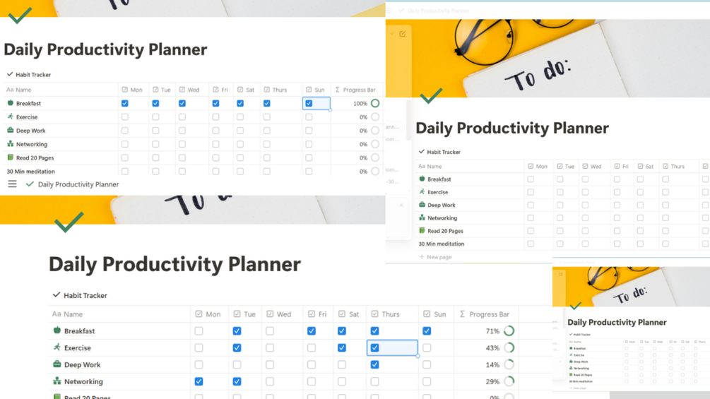 Daily Productivity Planner