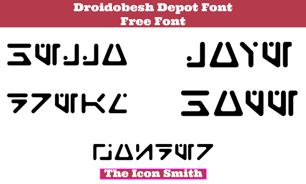 Free Droidobesh Depot Font F55049