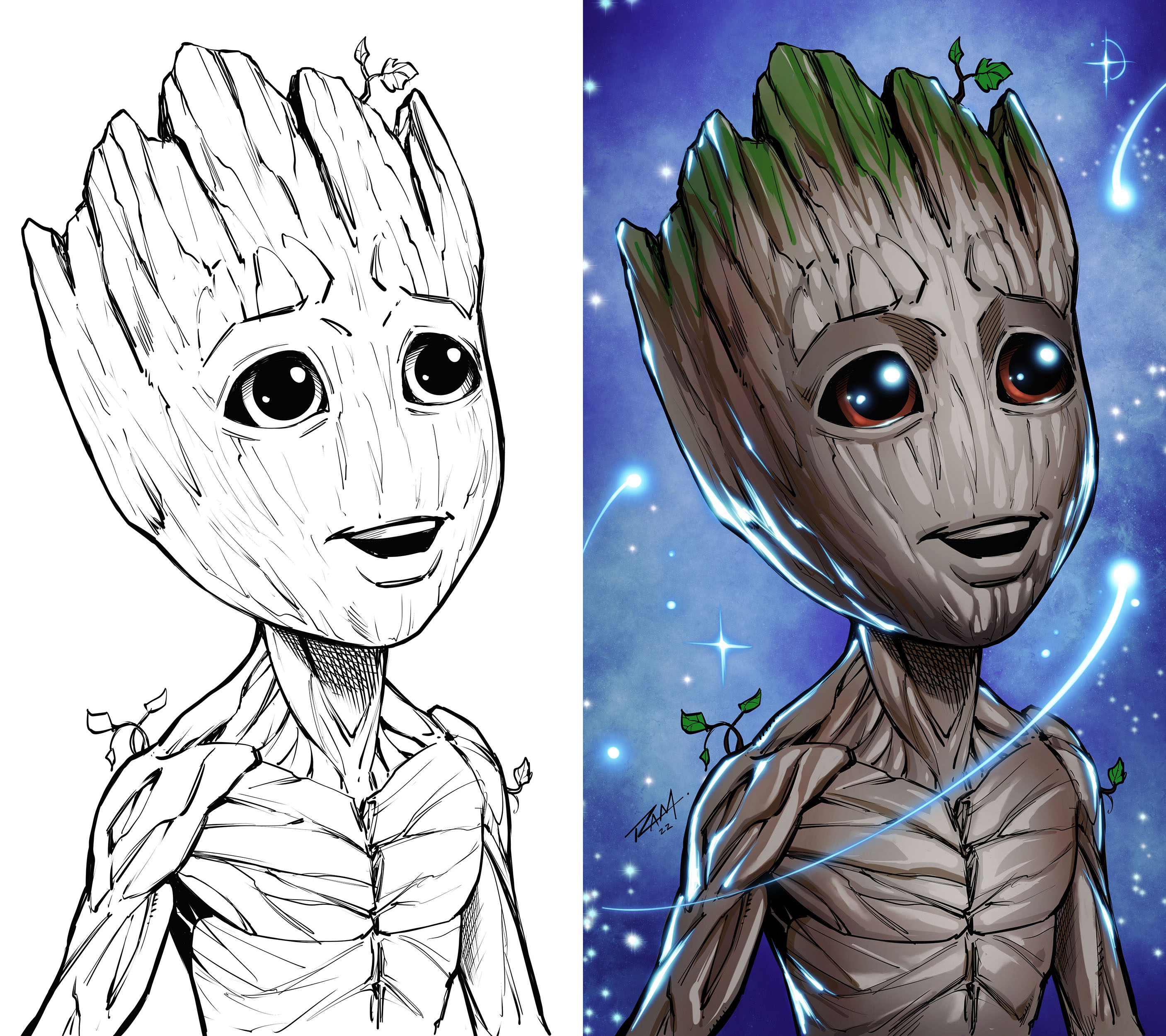 How I Create Comic Art in Procreate! - ramstudioscomics