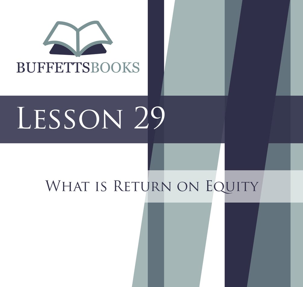 Lesson 29 - What is Return on Equity (ROE)