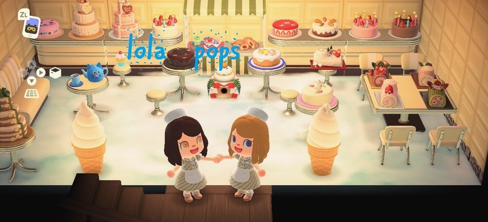 acnh diner set (items delivered to your island via dodo)