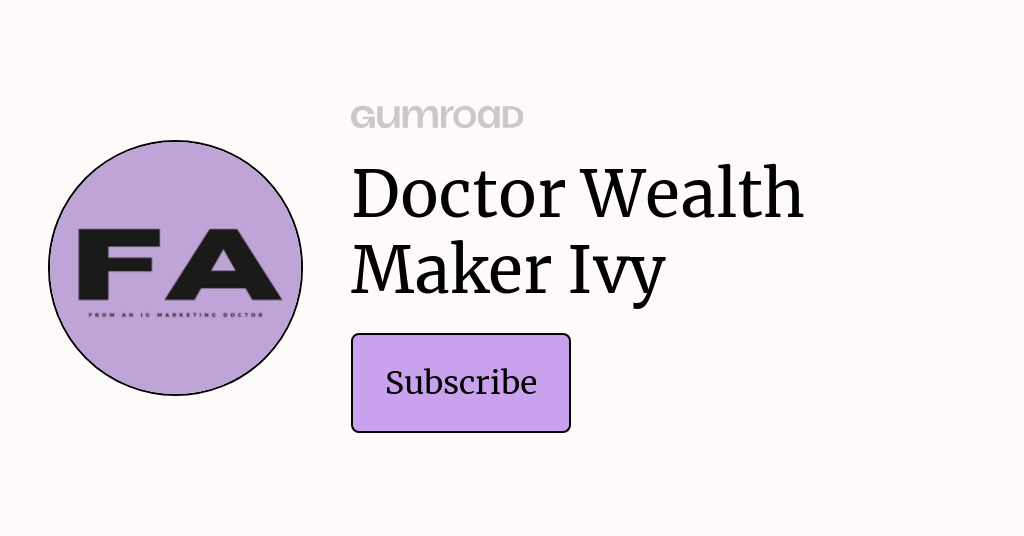 Doctor Wealth Maker Ivy