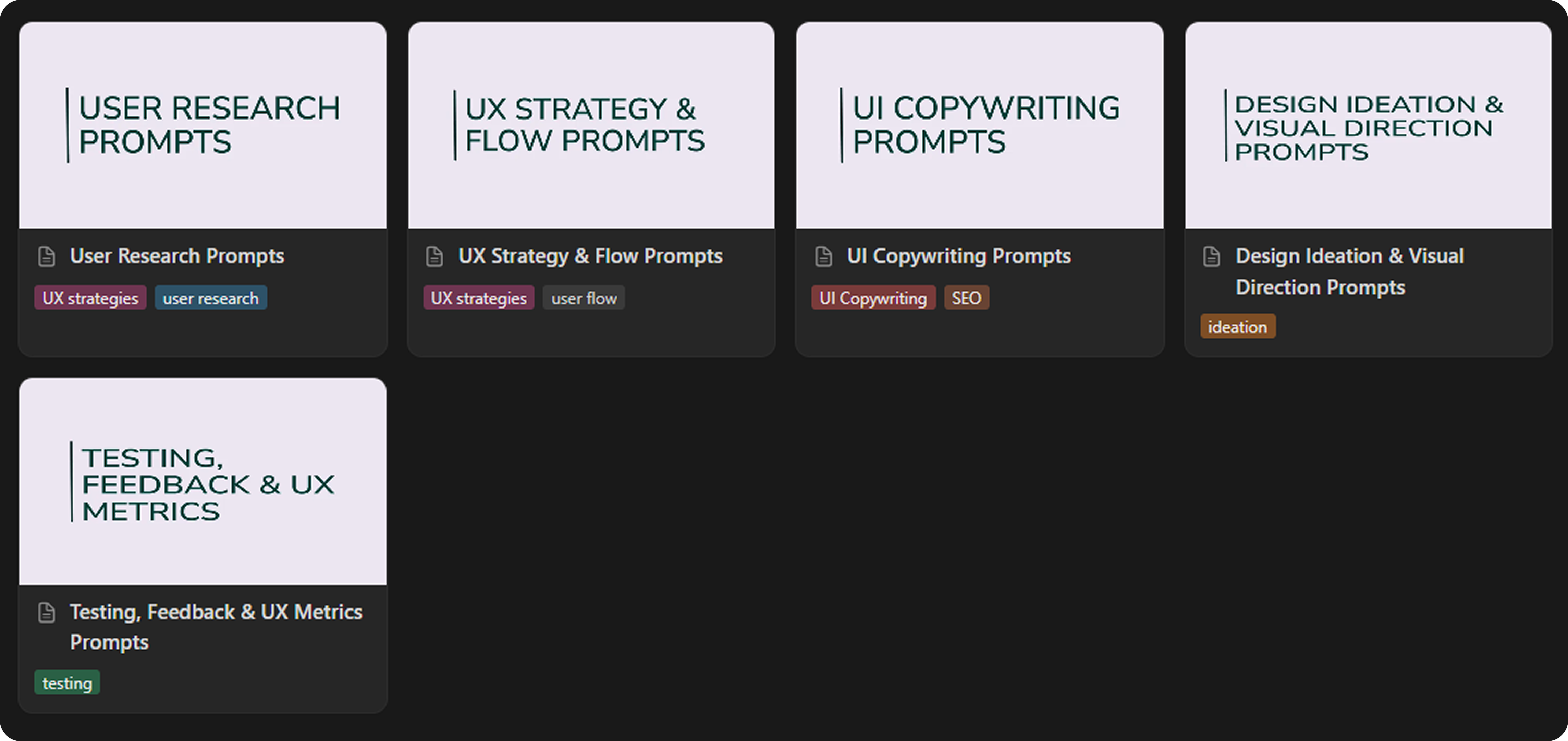 Free ChatGPT Prompt Library for UI/UX Designers