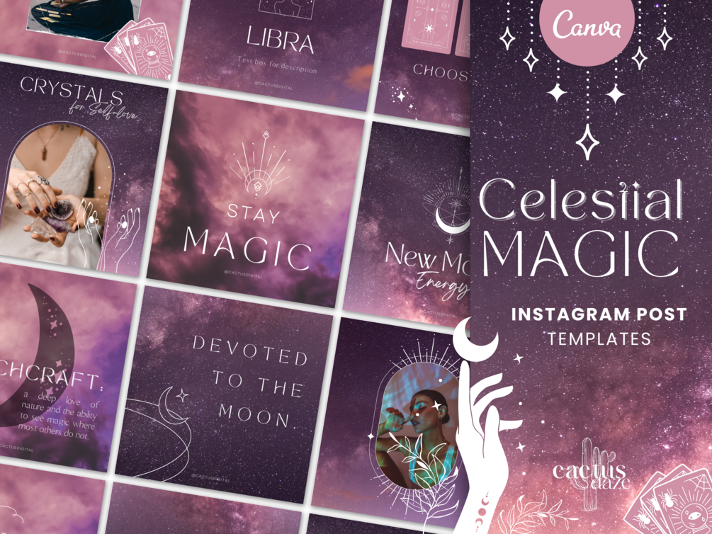 Mystical Moon Instagram Post Templates