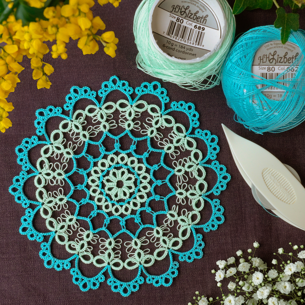Tatting Pattern soda pop Doily [PDF file Downlode] (copy)