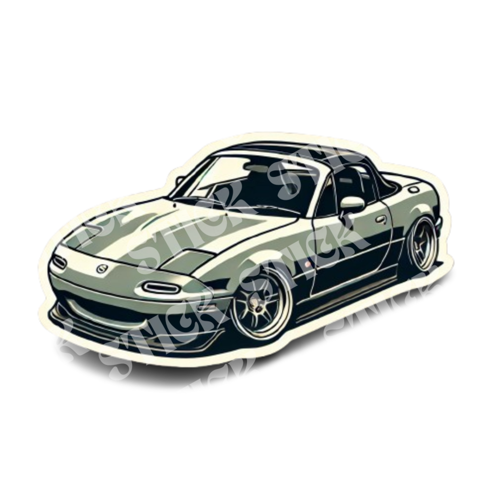 Mazda Miata Stickers (Set of 2)