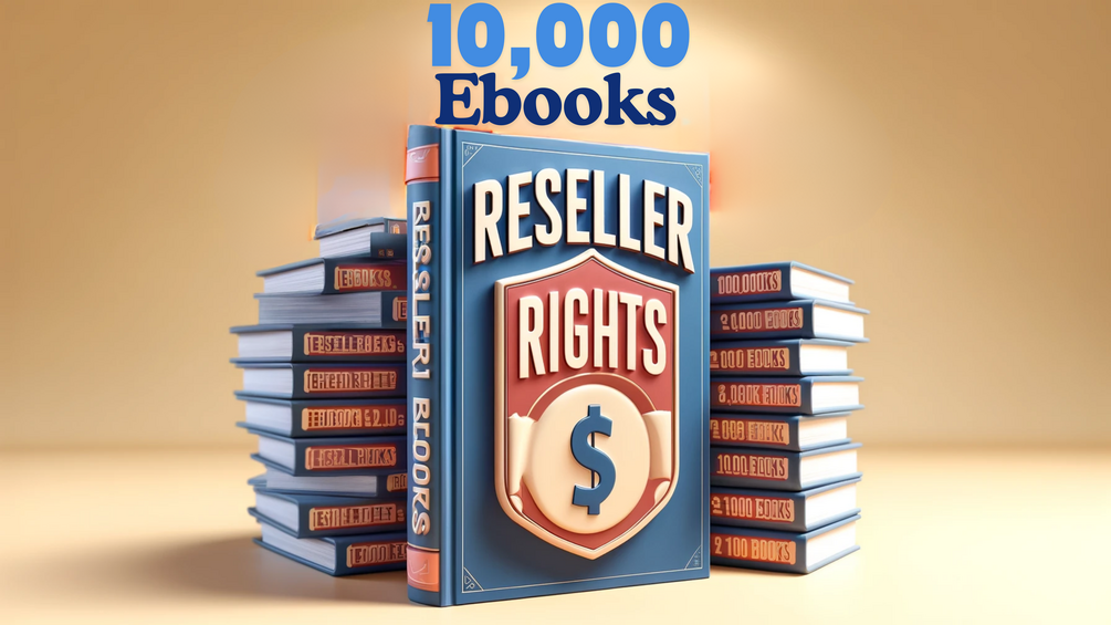 10,000 E-Books With Reseller Rights!