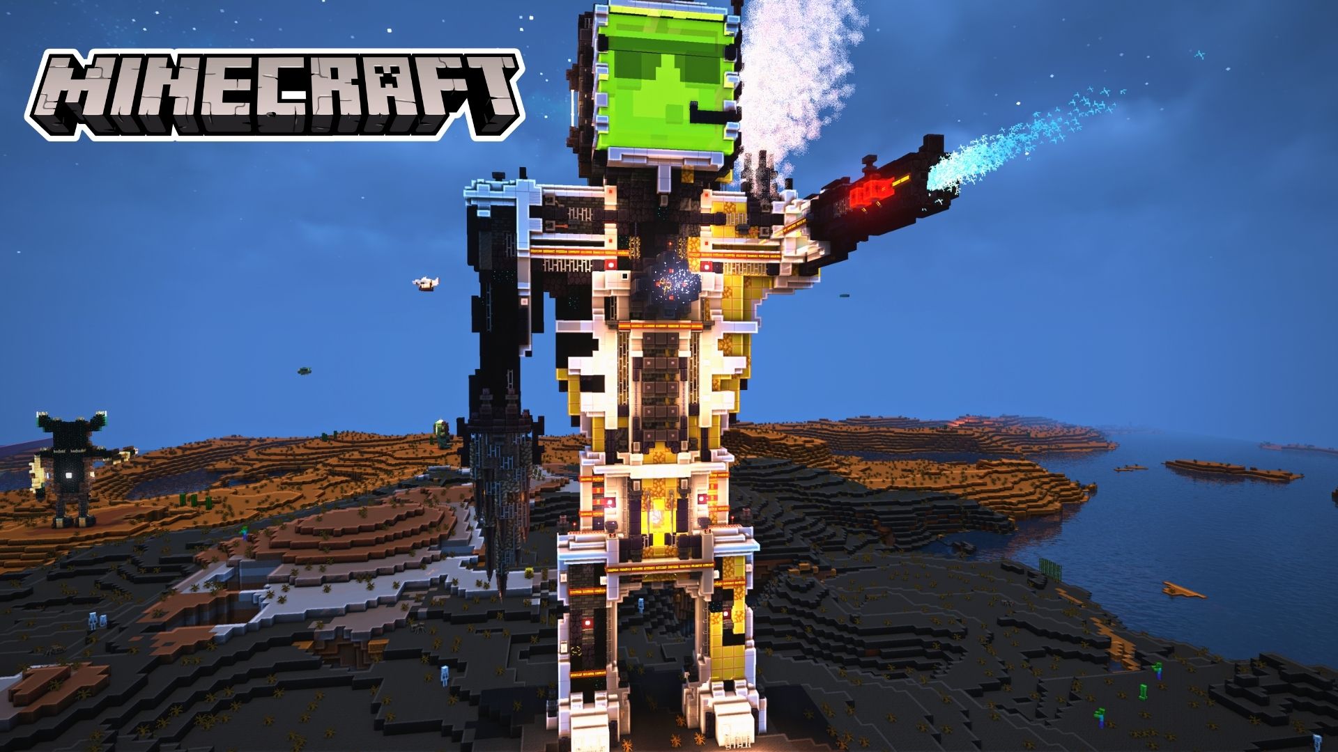 CYBERPUNK SLIME MECH with EXOSUIT in Minecraft - Linard