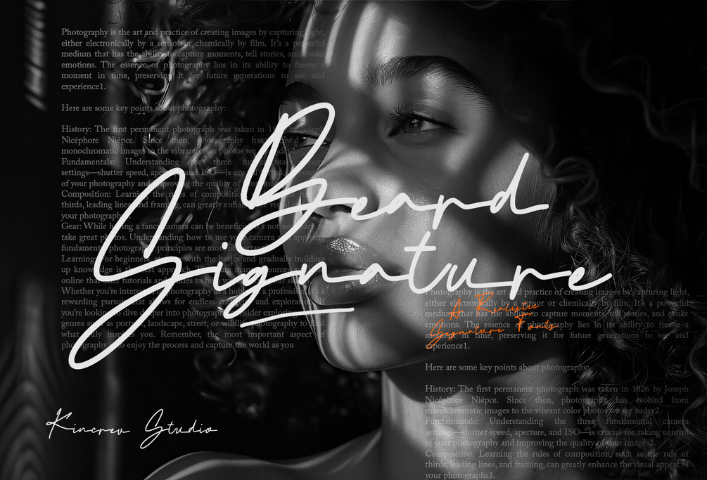 Beard Signature - A Realistic Signature Font