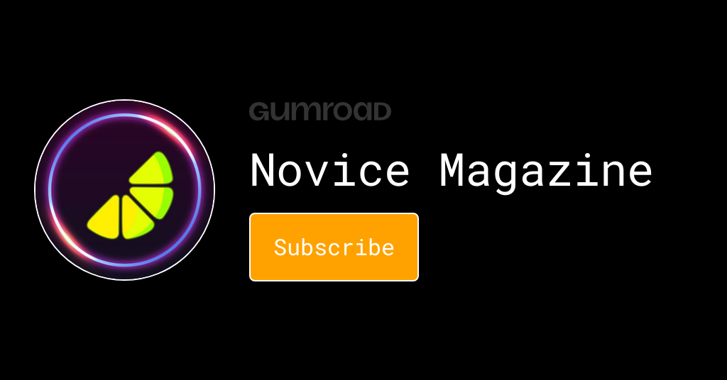 Novice Magazine