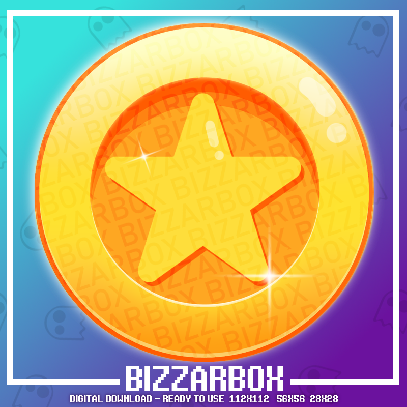 Streamer Channel Point Emote: Star Coin