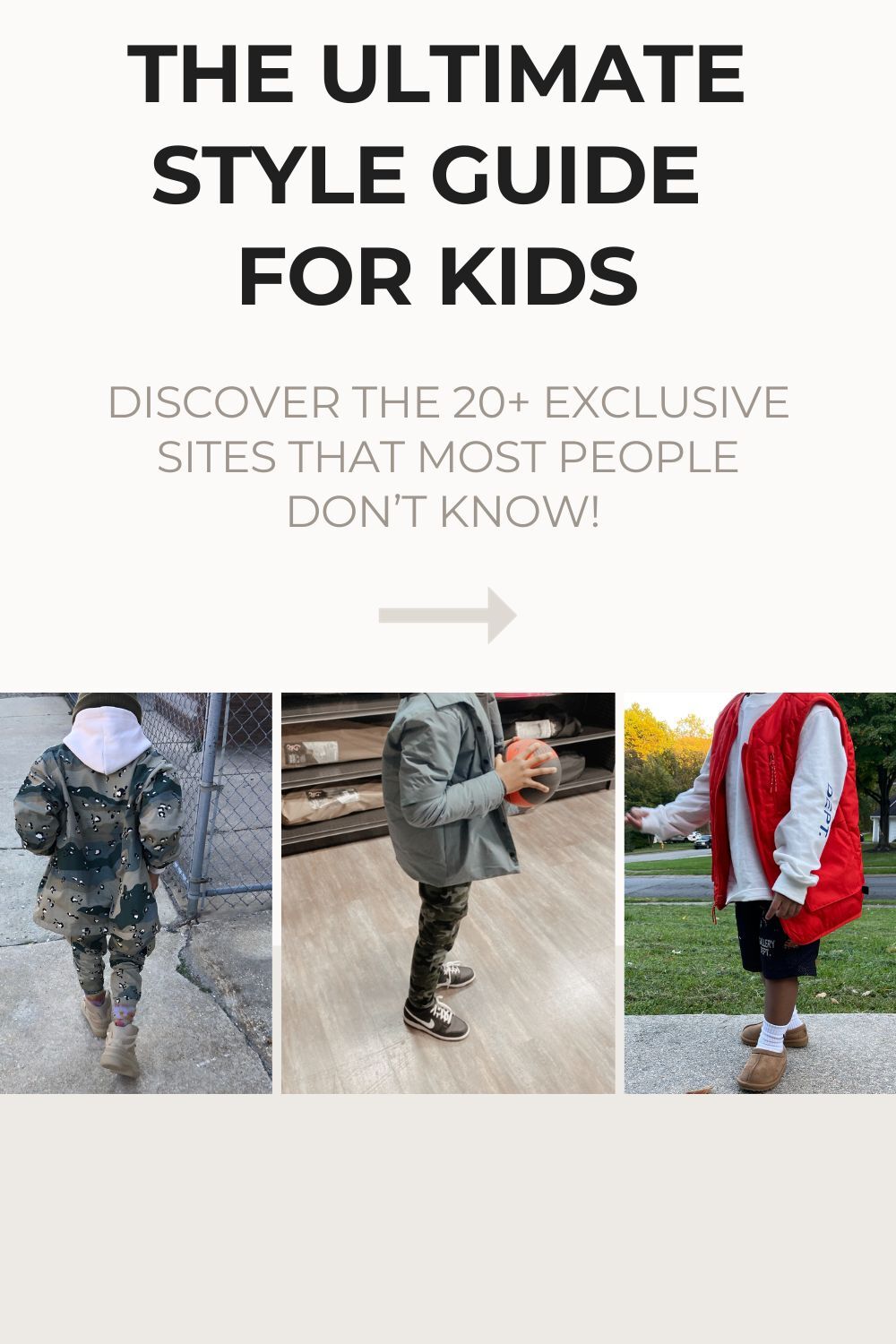 Kids Style Guide: 20+ exclusive sites