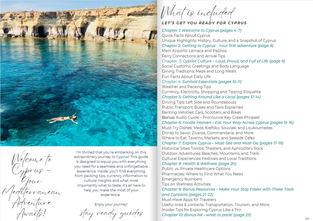 Digital Guide for Cyprus Live Like a Local, Explore Like a Tourist!