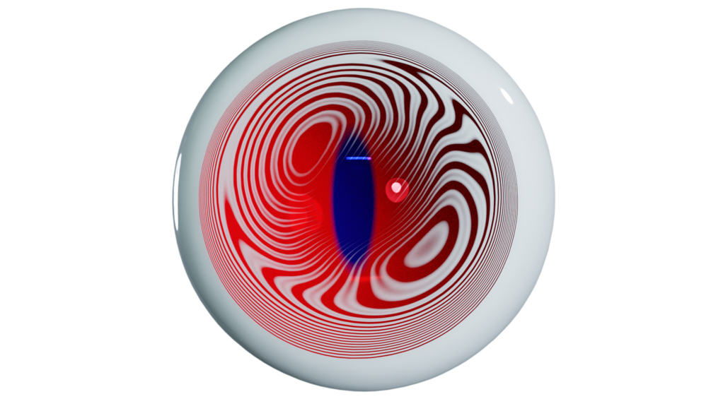 Abstract eye shader for Blender