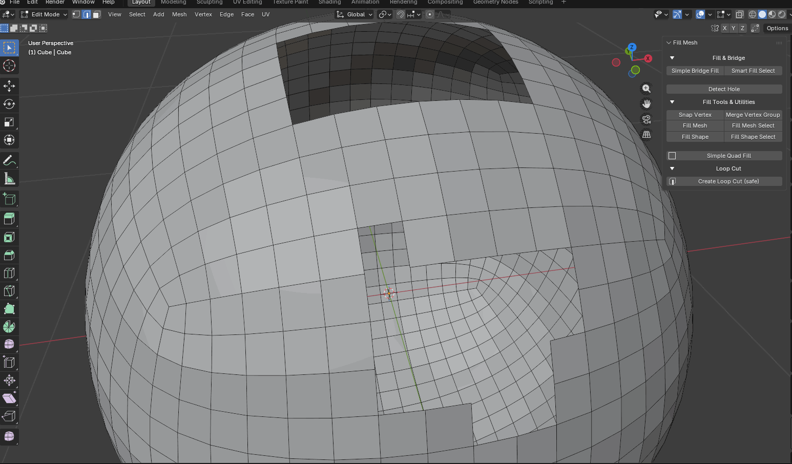 Fill Mesh Tool