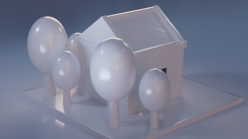 Tabletop House Model