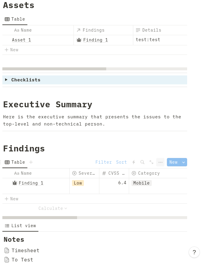 PenTest Organizer: Projects, Vulns & Clients (Notion Template)