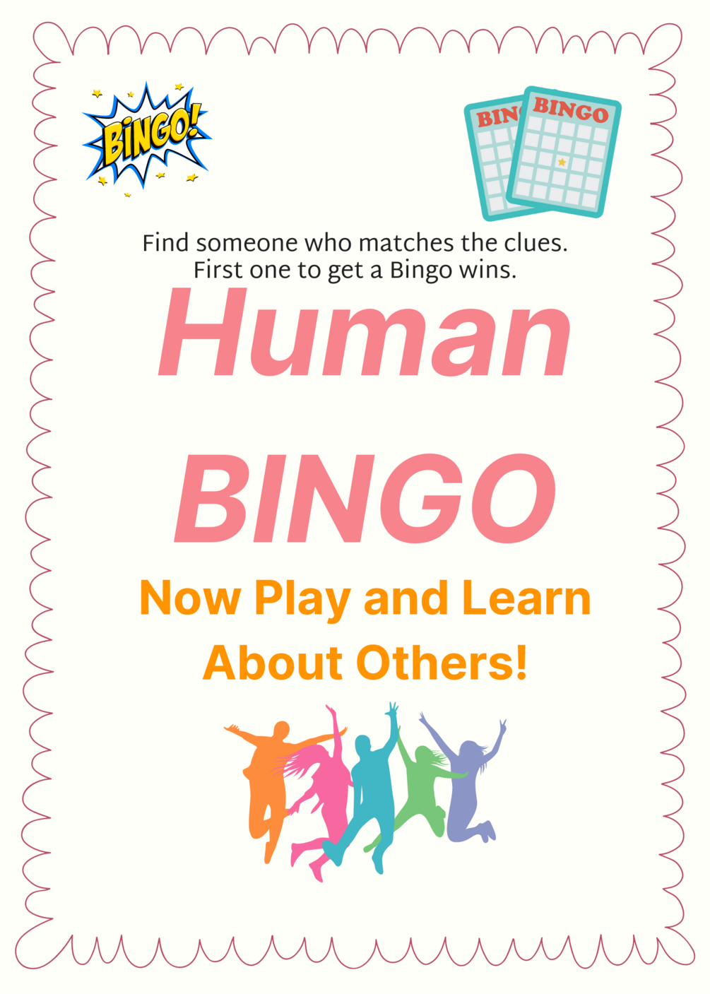 MEET & HUMAN BINGO