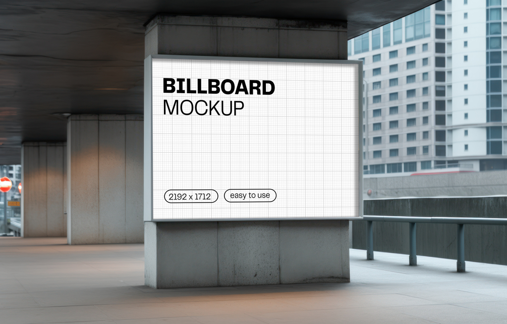 Urban Commercial Billboard Mockup / #566