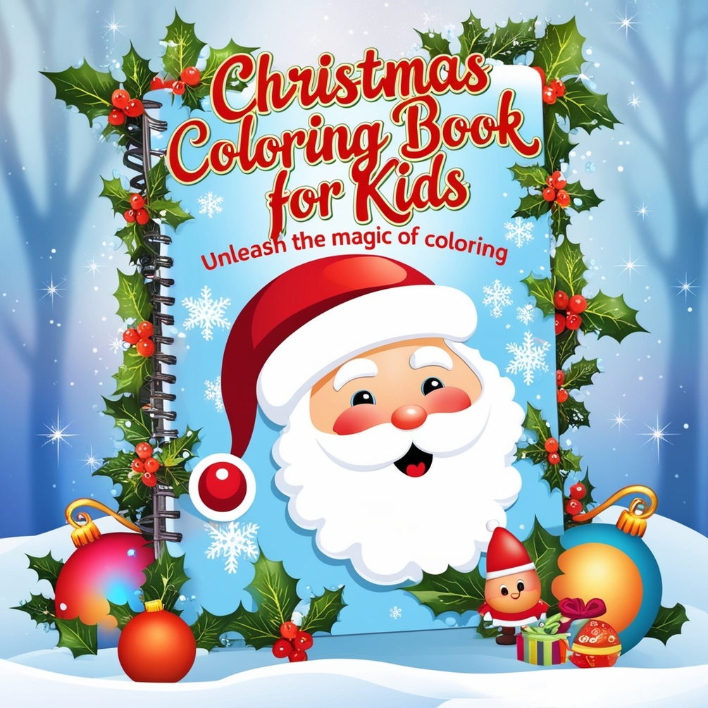 Christmas Coloring eBook for kids