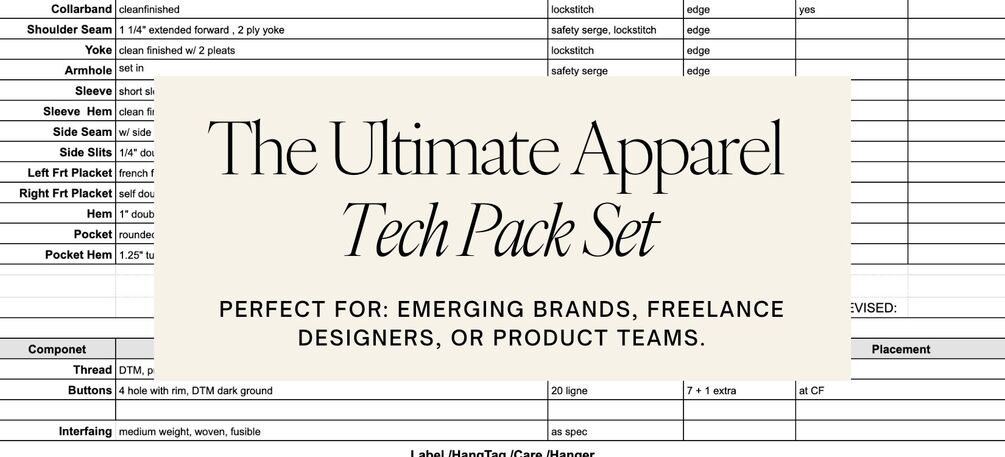 The Ultimate Apparel Tech Pack Set