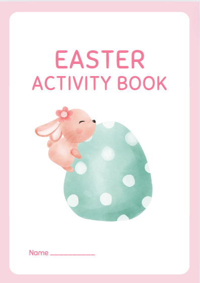 Cute Preschool Easter Activity Book