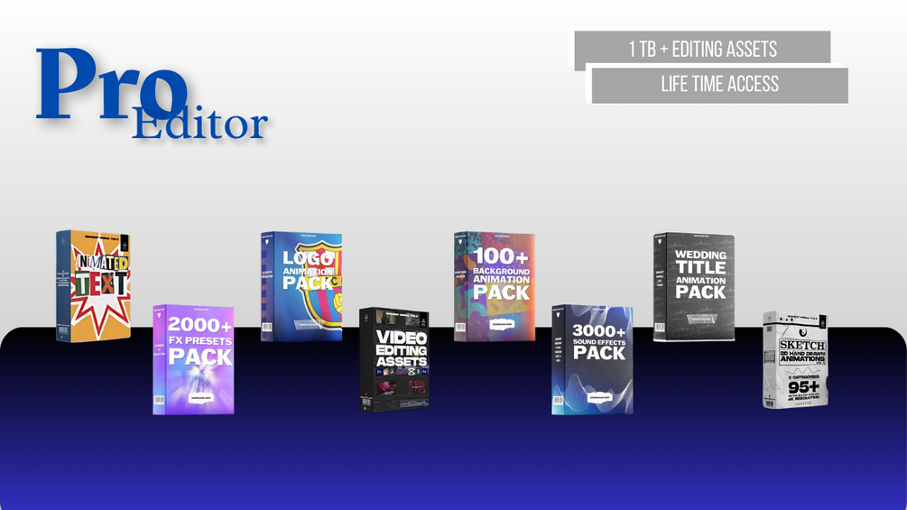 video editing assets