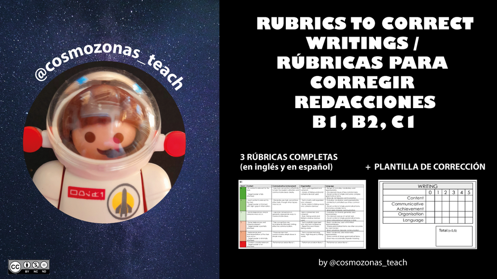 RUBRICS FOR WRITING CORRECTION / RÚBRICAS PARA CORREGIR REDACCIONES