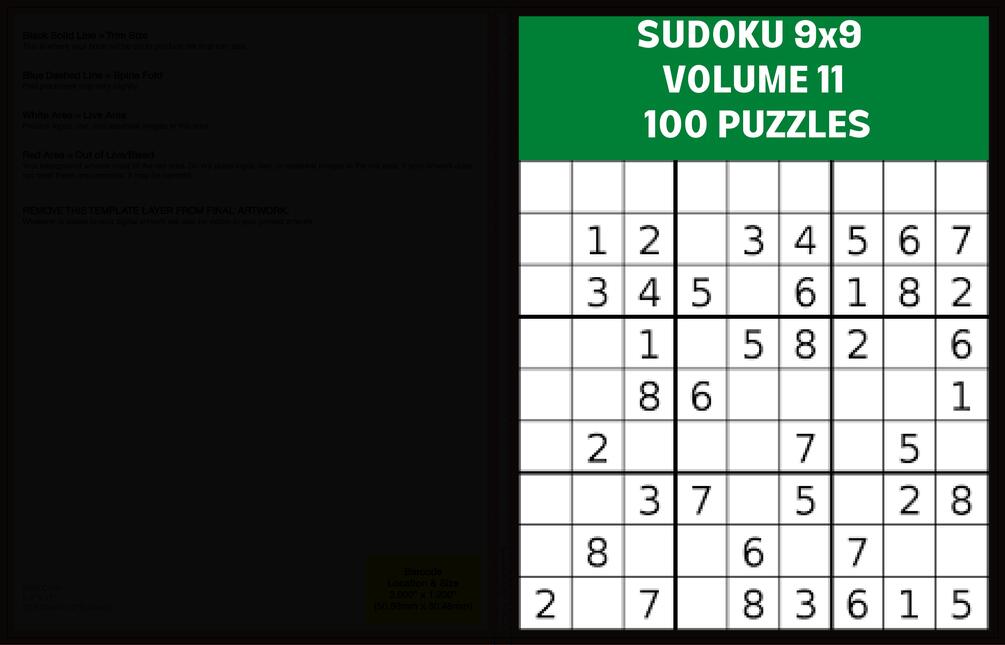 SUDOKU 9x9 VOLUME 11 : 100 PUZZLES