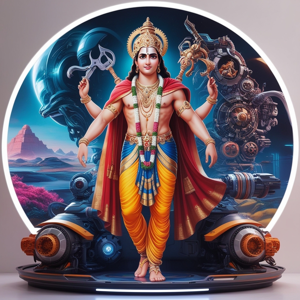 🌟 Divine Creations: Abstract Expression Image of Gods 🎨# Abstract Art ...