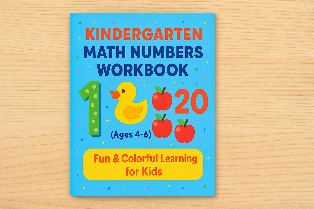KINDERGARTEN MATH NUMBERS WORKBOOK