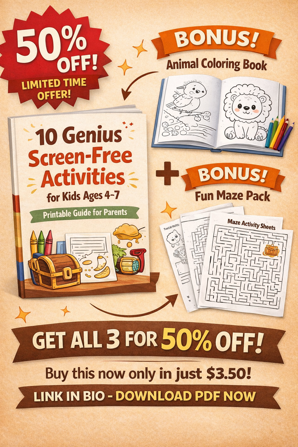 10 Genius Screen-Free Activities for Kids (Ages 4–7) – Printable ...