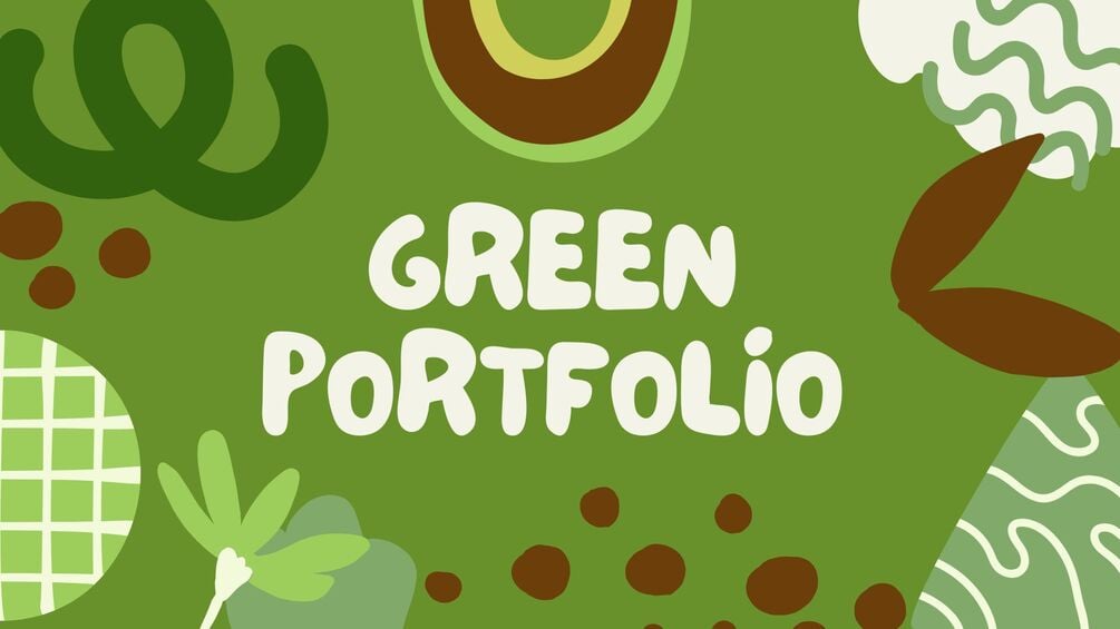 Green Portfolio - Canva Template