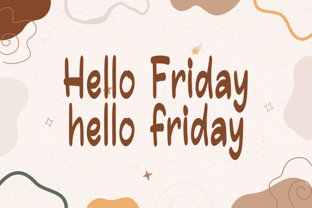 Hello Friday - Cute Display Font